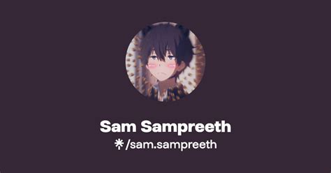 Sam Sampreeth Instagram Facebook Linktree