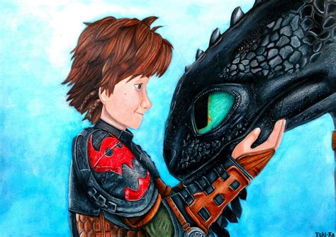 Hiccup And Toothless How To Train Your Dragon By Yuki Ka On DeviantArt