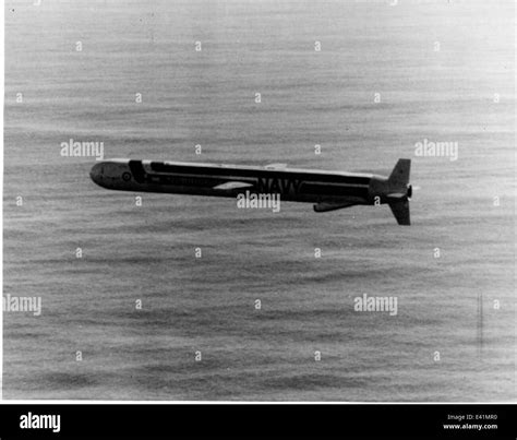 A Photograph Of A Tomahawk Missile In Flight Captured In 1976 The