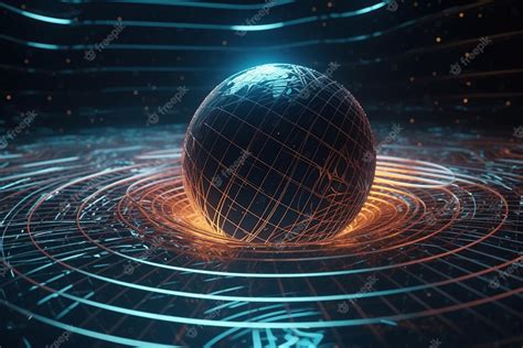 Premium Photo Gravity Planet Earth Gravitational Waves Concept