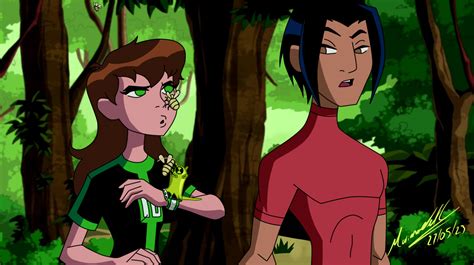 Jen 10 Omniverse Jen And Kai By Carmen Oda On Deviantart
