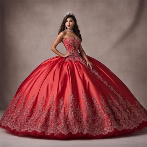 Red Quinceanera Dress With A Lotta Shine By K2 Reaper On Deviantart