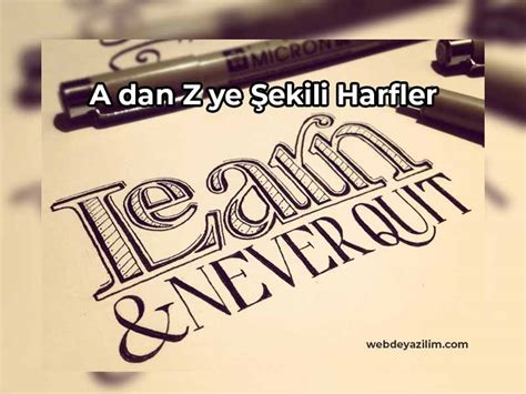 Adan Zye Şekilli Harfler Şekilli Harfler Alfabesi ️ 2023