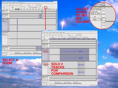 extracting and using a recorded sound effect with vlc and audacity