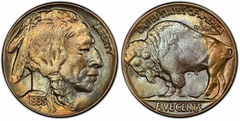 1935 Buffalo Nickel Error List And Value