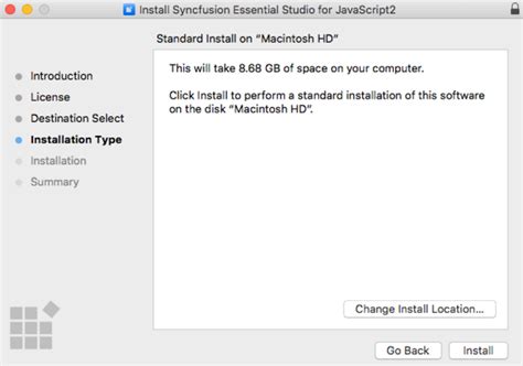 installation using mac installer in vue installation and upgrade