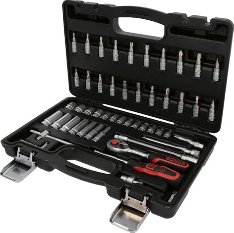 Ks Tools 9110653 14 Zoll Steckschlüssel Satz Inklusive Umschaltknarre 45 Zahn Matt