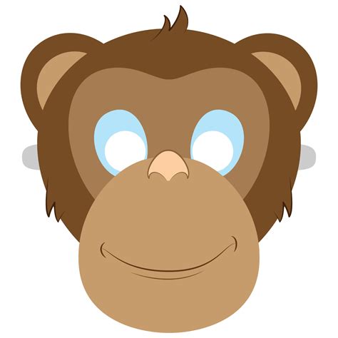 Monkey Mask Template