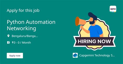 python automation networking in capgemini technology services india limited