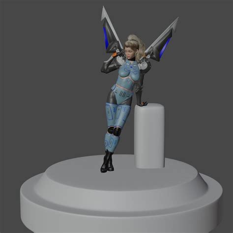 3d Model Juli The Sci Fi Character Vr Ar Low Poly Cgtrader
