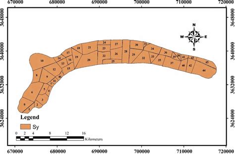 Representation Of Specific Yield Polygons In Birjand Aquifer Download Scientific Diagram