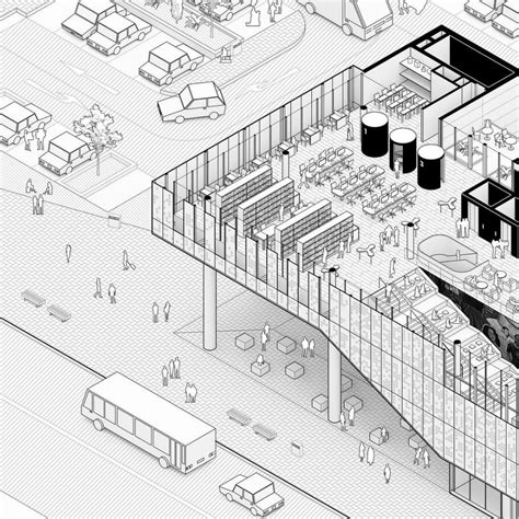 Warehouse Ground Floor Plans Are Given In This Autocad Dwg Drawing