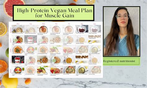 Create A High Protein Vegan Meal Plan For Muscle Gain By Anamoreno96