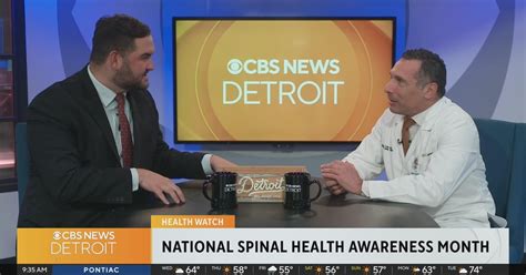October Is Spine Health Awareness Month Cbs Detroit