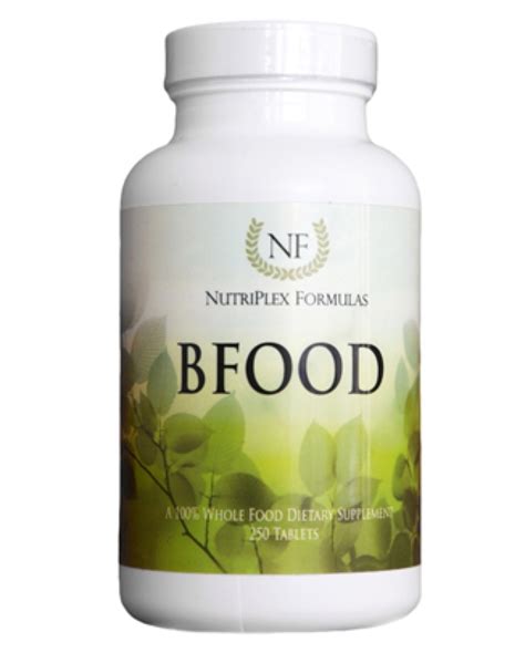 Nutriplex Formulas Whole Food Supplements