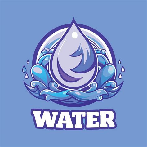 Water Station Logo Aqua Blue Water Refilling Station Logo 1 W M