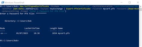 Create A Selfsigned Certificate With Powershell 4sysops Vmware Joey