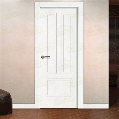 Puerta Block De Interior Lacada Blanca Serie P21 Brico Valera