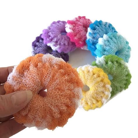 3 Dish Scrubbies Swirl Crochet Scrubbies Set Of 3 Through 10 Mini