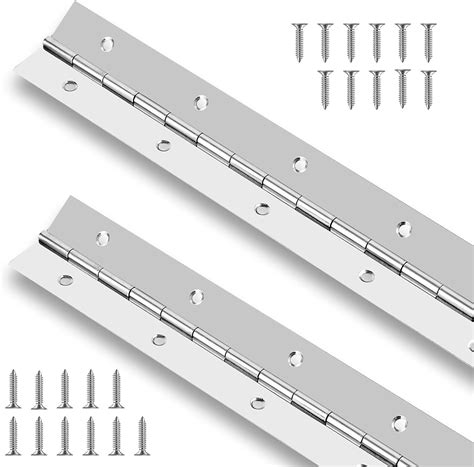 2pcs Piano Hinge 30 Inch Stainless Steel Continuous Hinge