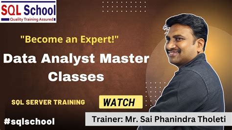 Data Analyst Master Classes With Step By Step Examples From Sqlschool I Dataanalyst Career