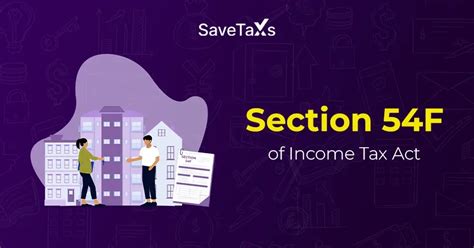 Section 54f Of Income Tax Act Exemption On Purchase Of Residential Property