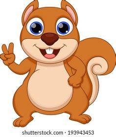 Fat Squirrel Cartoon Stock Vector Royalty Free 193943453 Shutterstock
