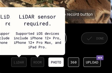 Lidar Not Working Rphotogrammetry