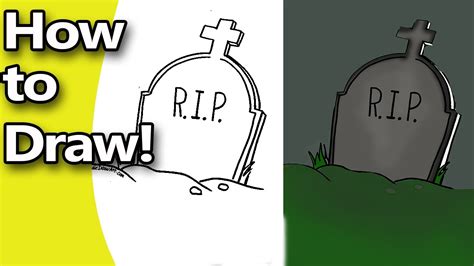 Rip Tombstone Coloring Pages 2025