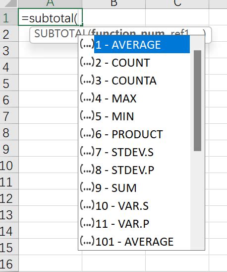 【excel】subtotal函数：跨行排序 知乎