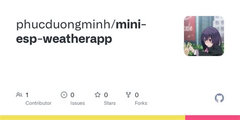 GitHub Phucduongminh Mini Esp Weatherapp