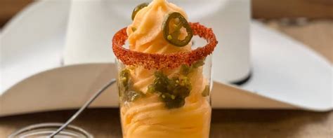 Spicy Sweet Soft Serve Mango Delight With Tajín Garnish