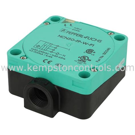 Pepperl Fuchs Ncn50 Fp W P1 P F Inductive Sensor 80x80x40mm 50mm