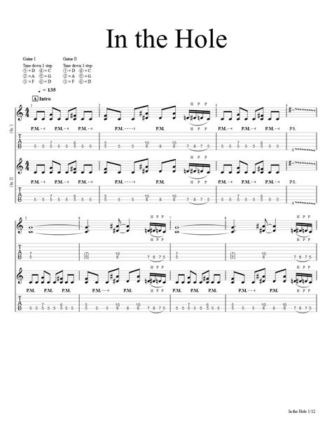 In The Hole Tab And Chords Armored Saint