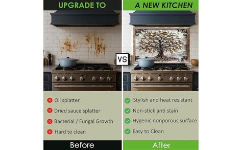 Tempered Glass Backsplash For Kitchen Stove Backsplash