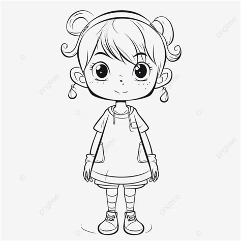 Gambar Sketsa Kartun Cewek