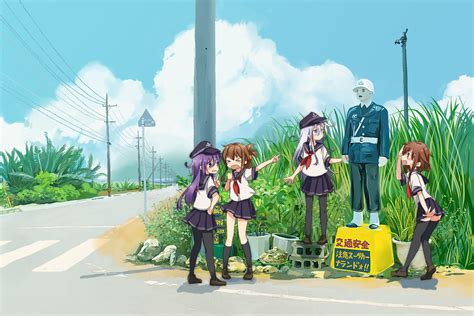 Motohara Moka Akatsuki Kancolle Hibiki Kancolle Ikazuchi