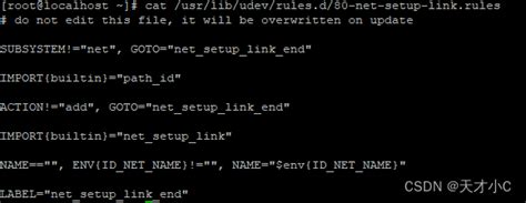 linux网卡命名规则 网卡一致性命名规则 csdn博客