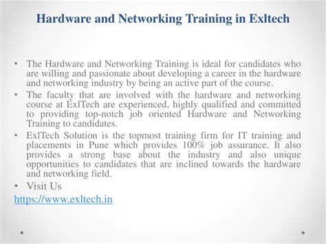 PPT Hardware And Networking Training For Computer And IT Students PowerPoint Presentation ID