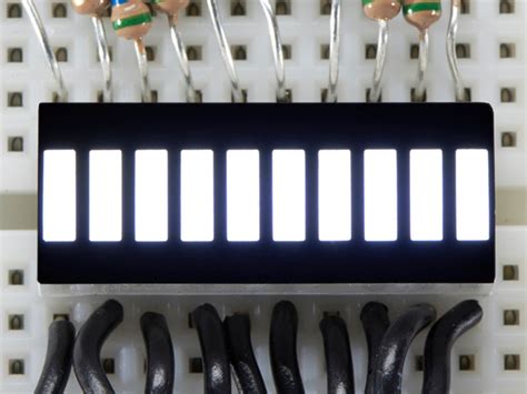 10 Segment Light Bar Graph Led Display White Pishopca