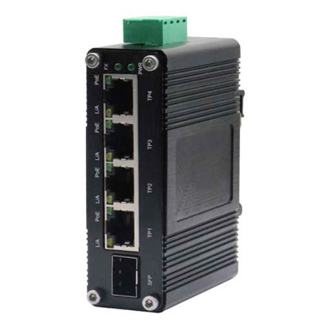 12v 4 Port Poe Switch Sw Poe 4 Sfp 12v Stealth Security