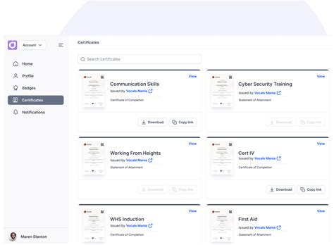 Training Certificates Cloud Assess Training And Assessment