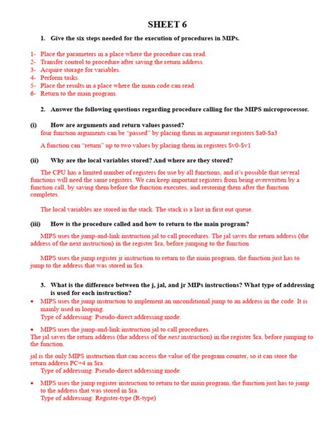 Sheet 6 Pdf Parameter Computer Programming Software Development