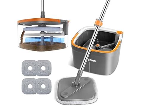 Bomidi Mop And Bucket Set Spin Mop