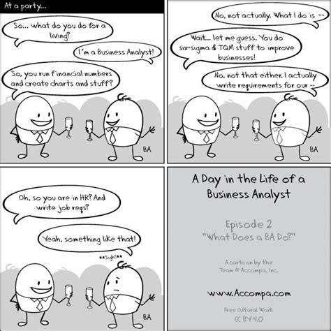 Business Analyst Comic What Does A Ba Do Business Analyst Business Analyst Humor