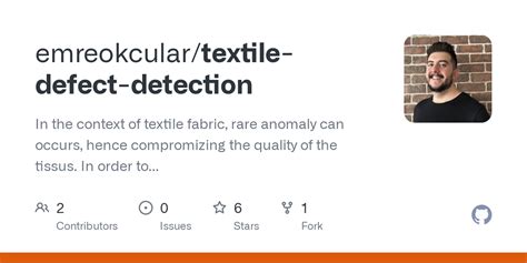GitHub Emreokcular Textile Defect Detection In The Context Of Textile Fabric Rare Anomaly