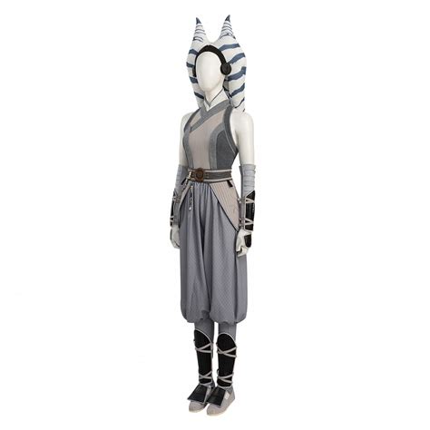 Ahsoka Cosplay Costumes Ahsoka Tano Suits White Robe Version