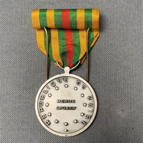 Congo Democratic Republic 1964 1971 Medal For Sports Merit 3rd Class