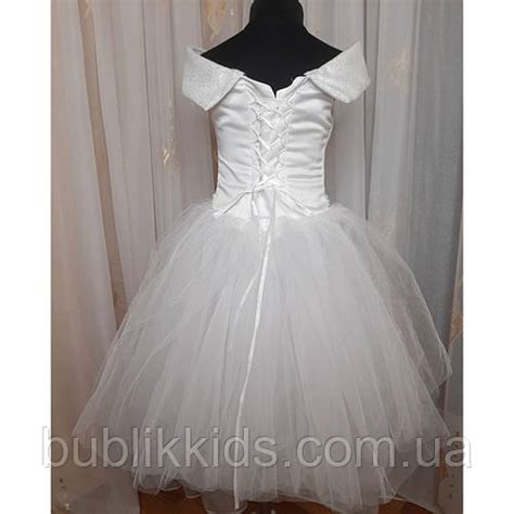 Нарядное белое платье снегурочки на девочку 4-5 лет, цена 680 грн ...