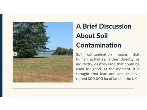 Ppt A Brief Discussion About Soil Contamination Powerpoint